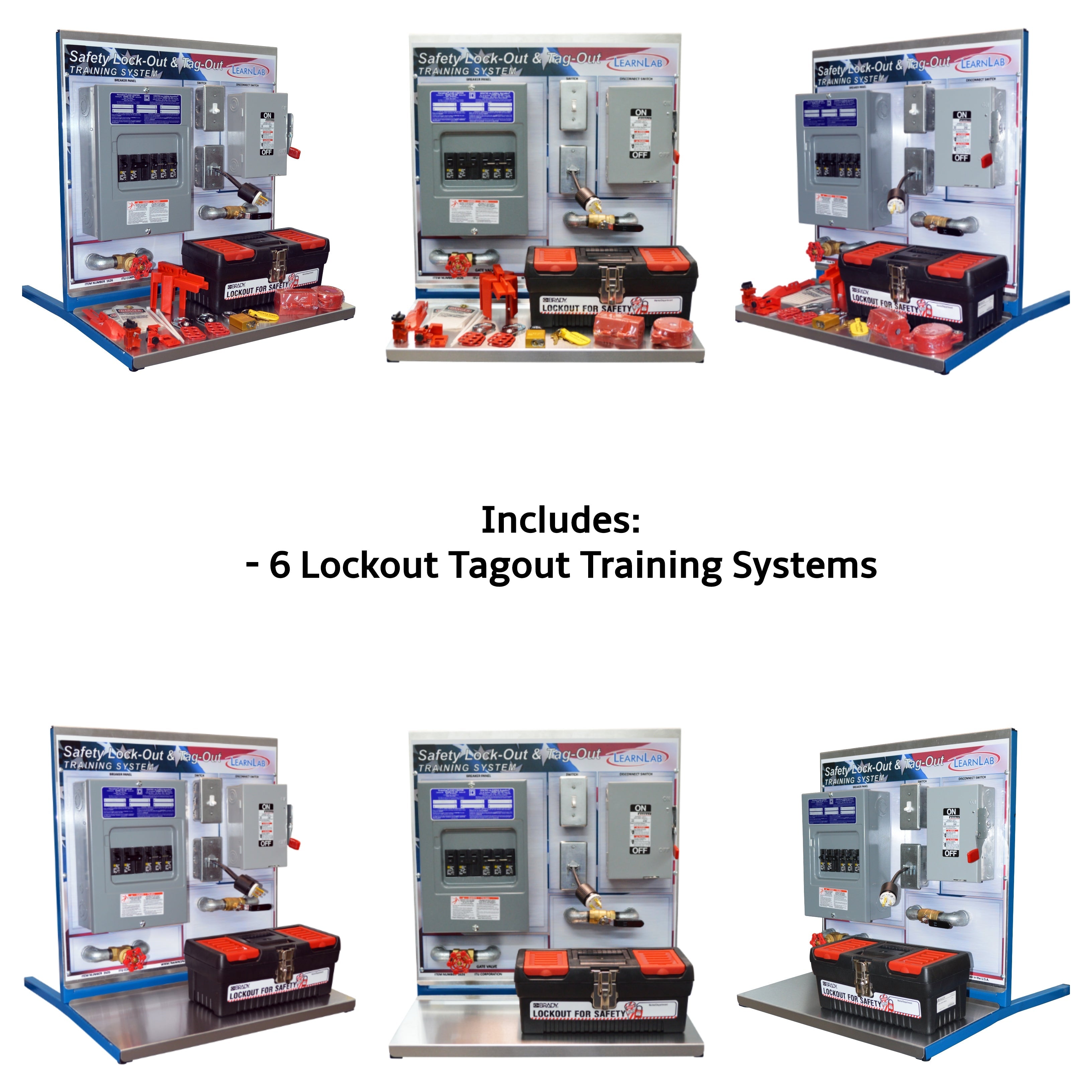 Safety Lock-Out Tag-Out Training Systems, 6 PK | LearnLab – Train-A ...